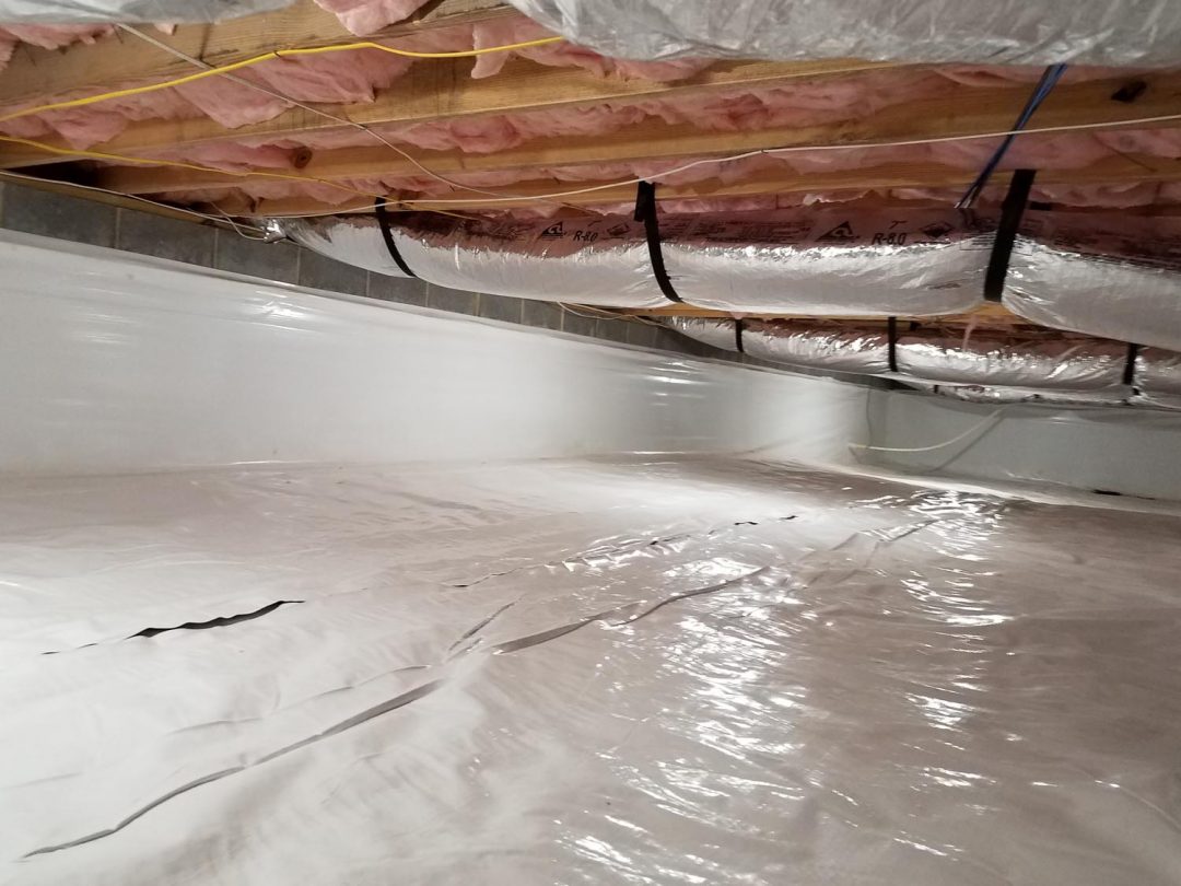 Crawl Space Encapsulation - Marshall Heating and Air plus Crawlspace ...